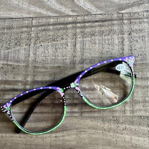 Rachel Hand-painted Glasses - Etsy