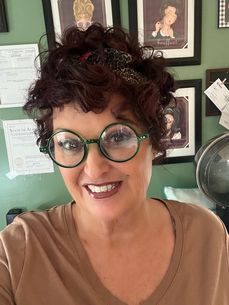 Green (nora) Round Reading Glasses - Etsy