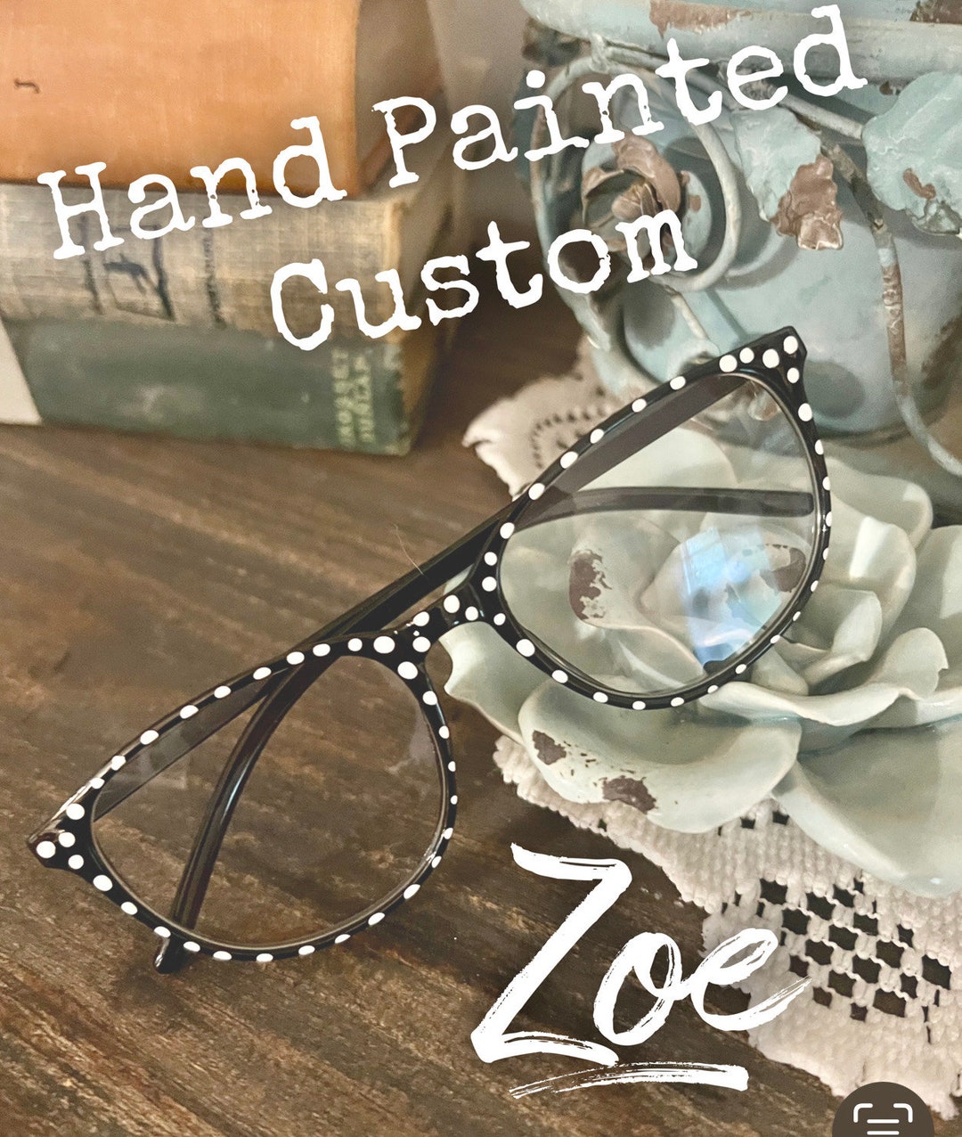 Hand Painted Reading Glasses - Etsy
