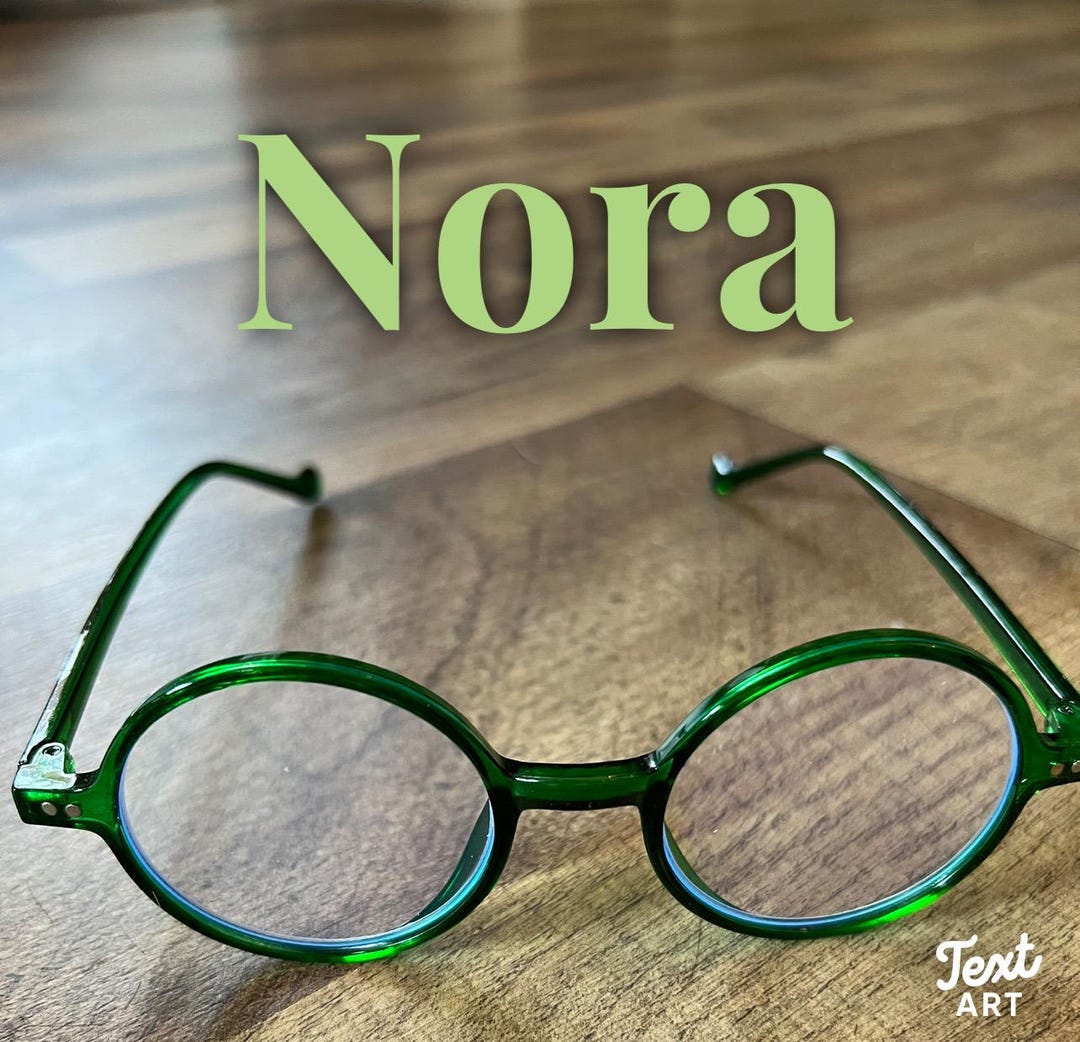Green (nora) Round Reading Glasses - Etsy
