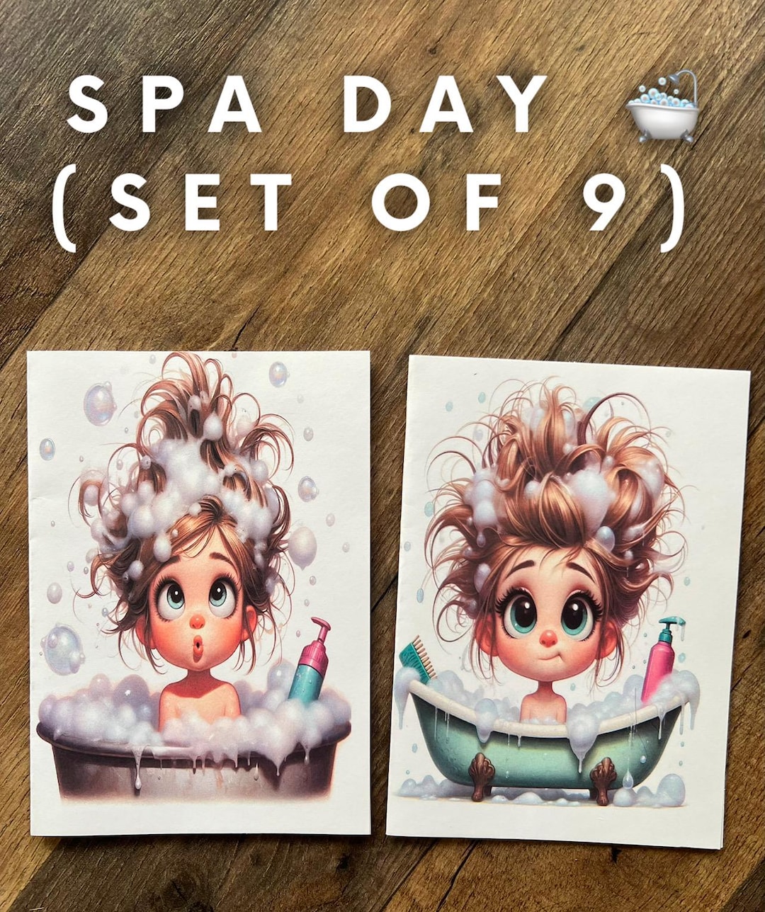 Spa Day Greeting Cards (set of 9) - Etsy