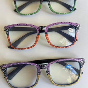 Wednesday Hand-painted Glasses - Etsy
