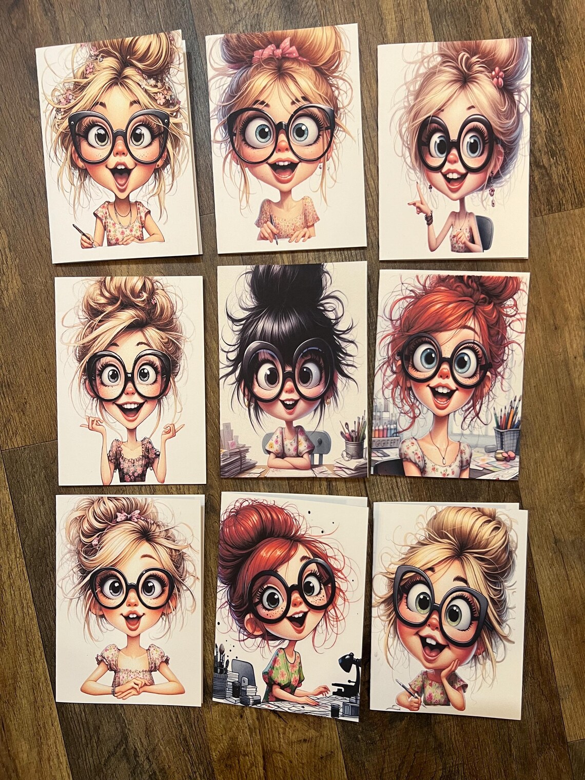 Spec-tacular Girls Card Set 11 - Etsy