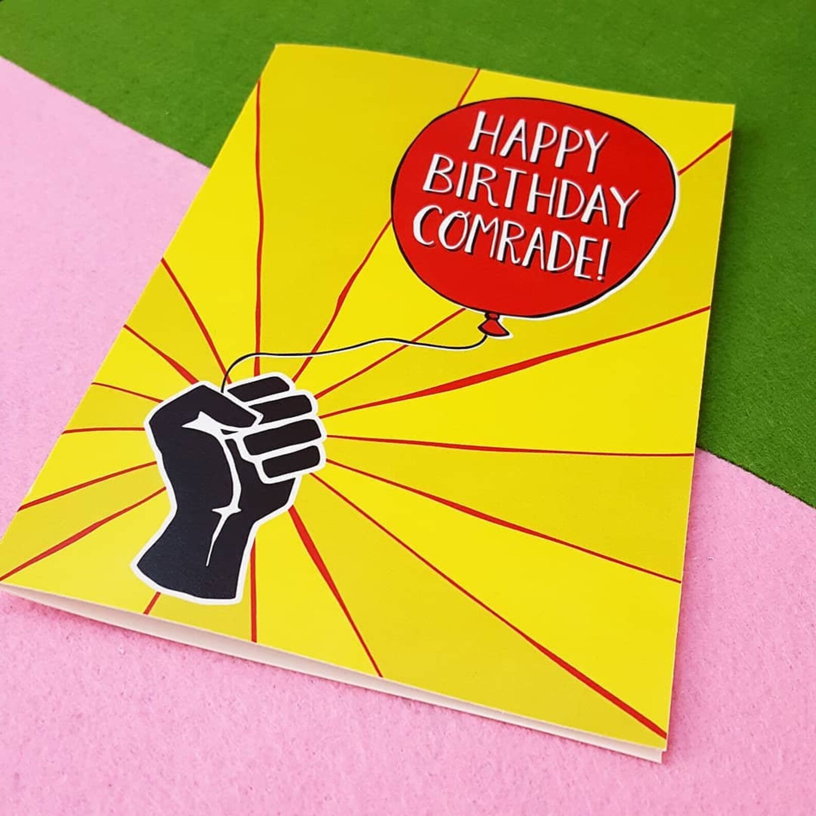 Happy Birthday Comrade Funny Left Wing Labour Lib Dem - Etsy