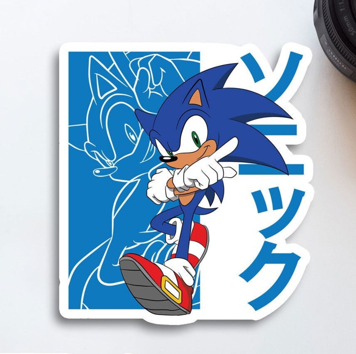 Sonic and Shadow Sticker Set - Etsy