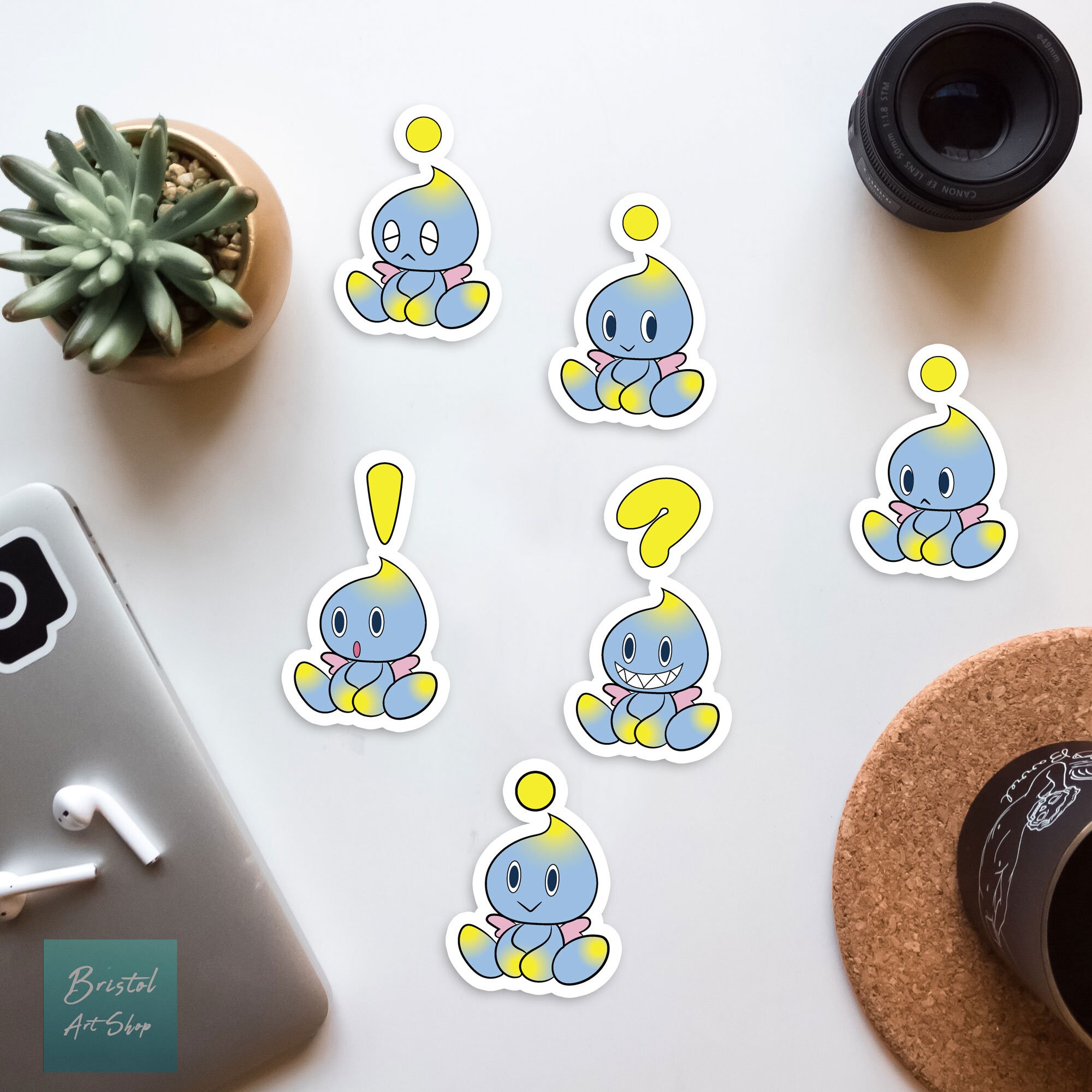 Chao Stickers Set Chao Adventure Sonic Adventure Sonic the - Etsy España