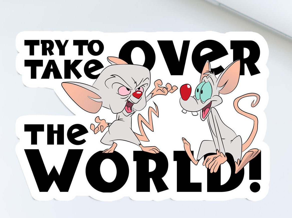 Pinky & the Brain - Animaniacs Stickers, Animation, Cartoons, Pinky ...