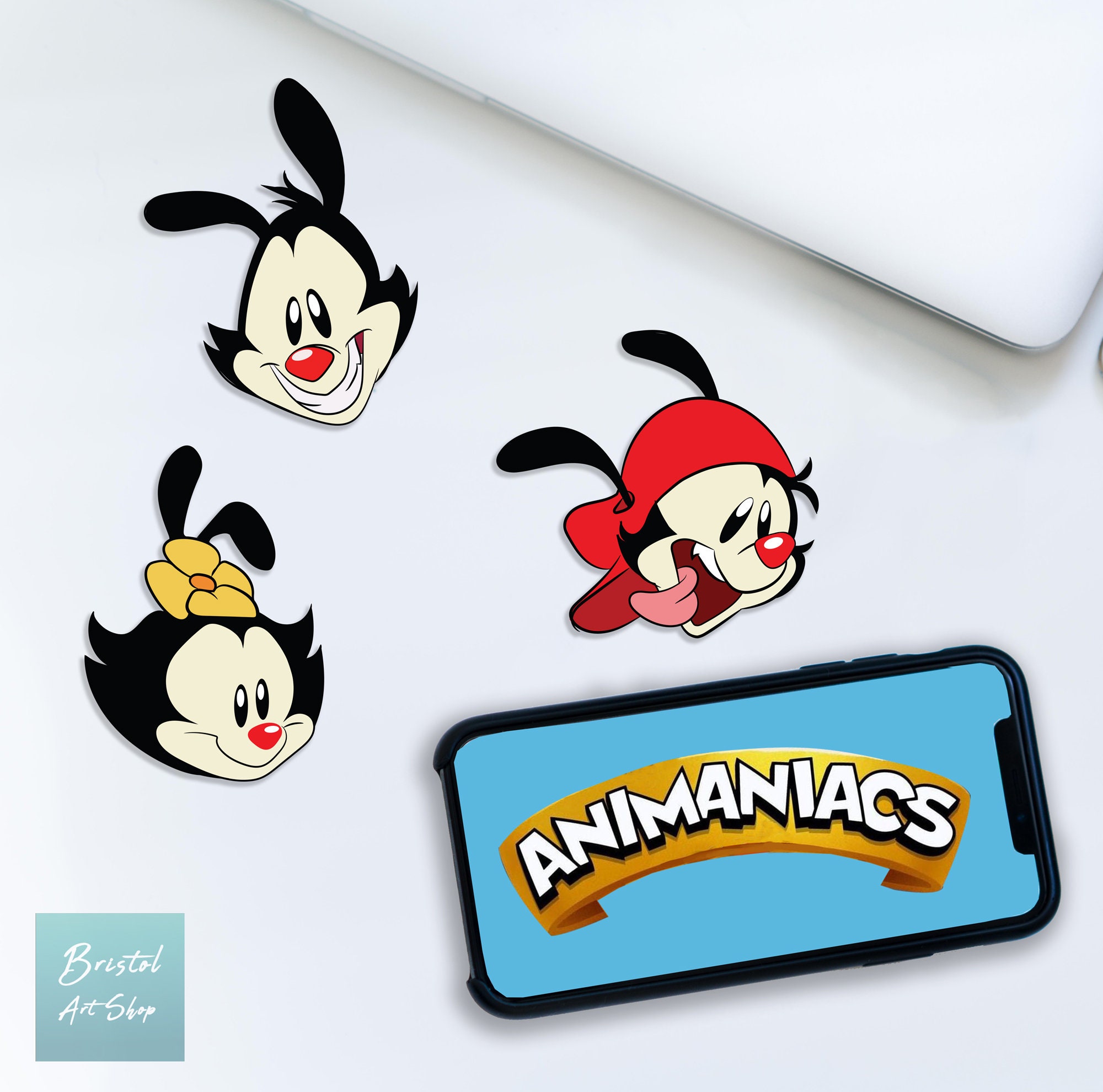 Animaniacs Stickers, Yakko, Wakko, Dot, Animation, Cartoons - Etsy