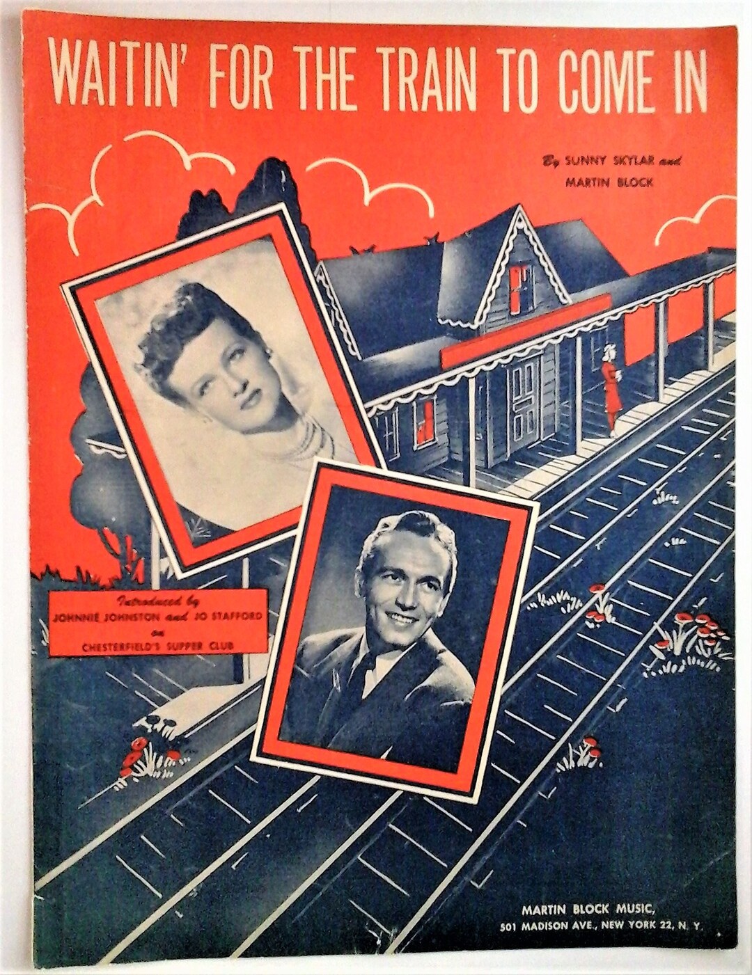 Vintage Sheet Music. Jo Stafford. Waitin' for the Train to Come In ...