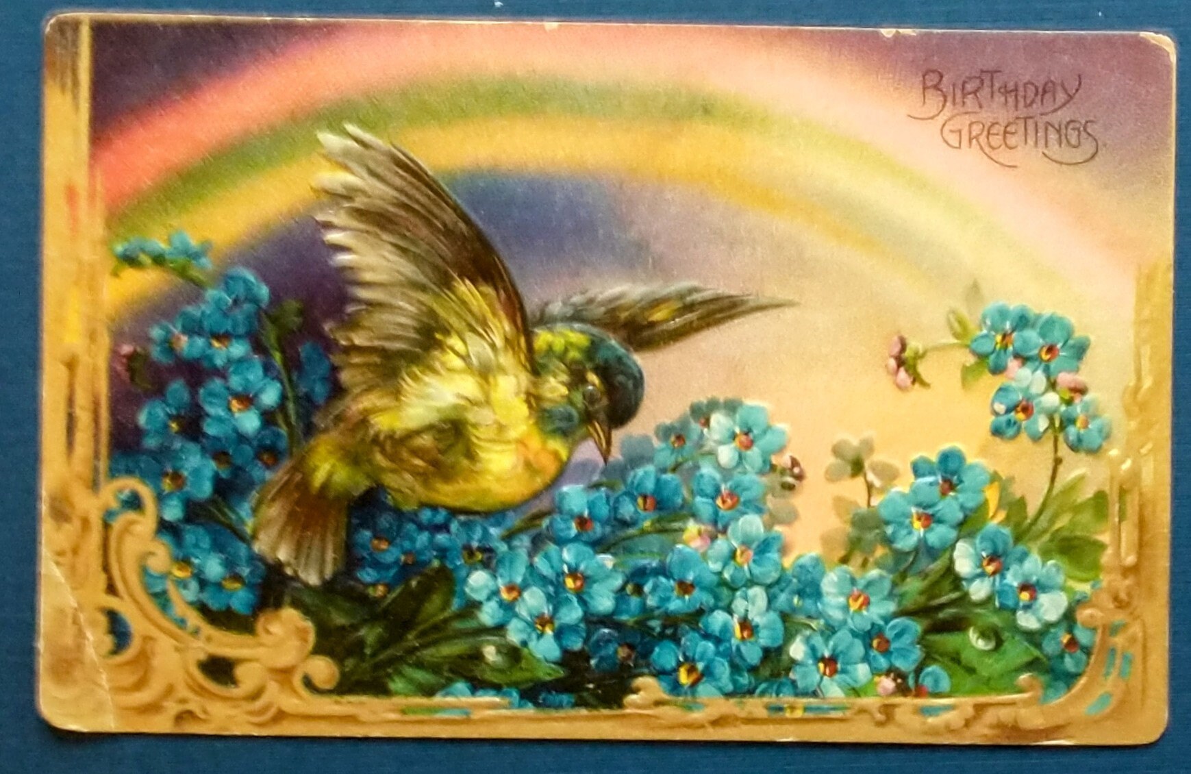 Vintage Embossed Postcards. 1909, 1910. - Etsy