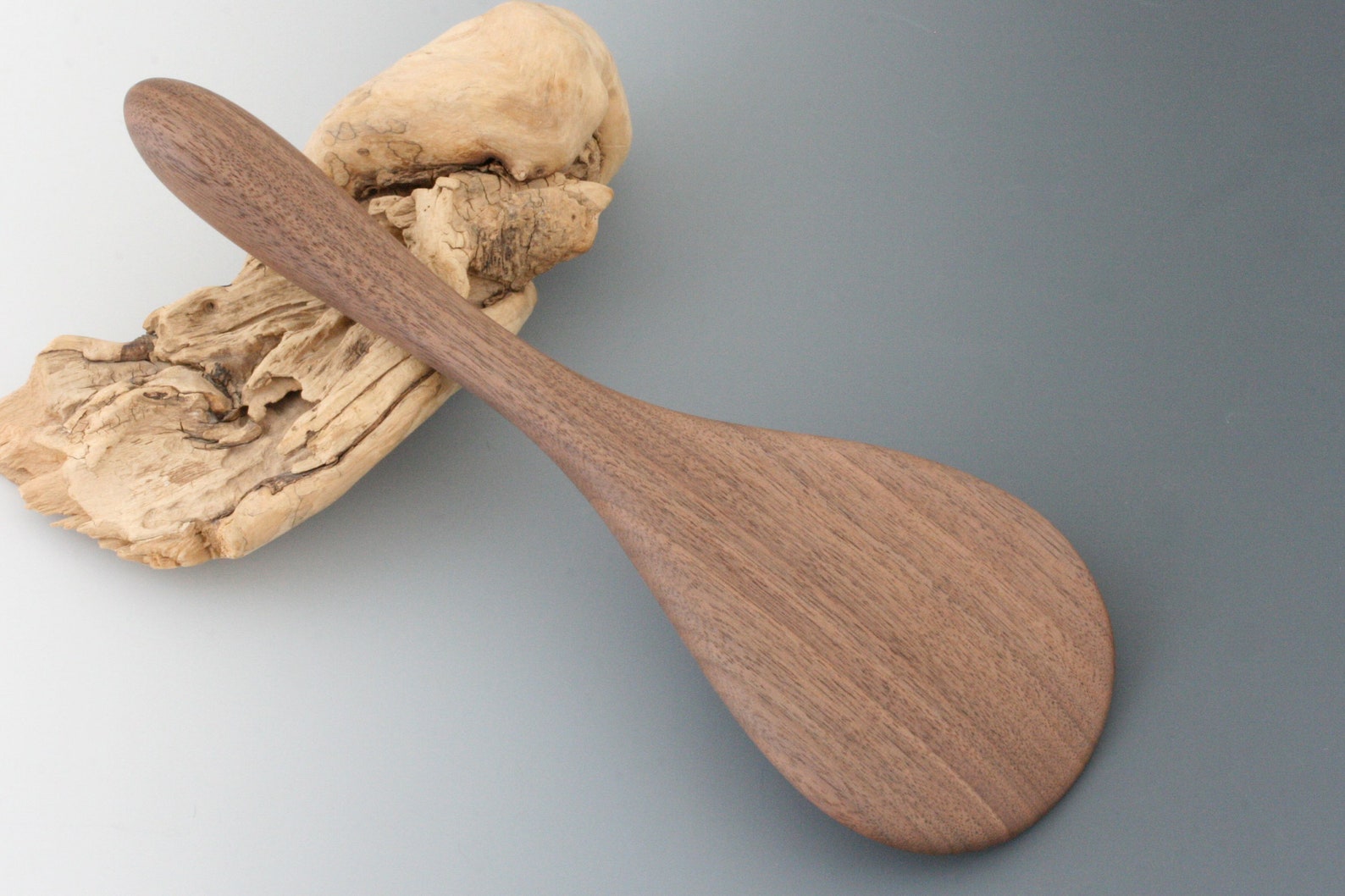 Handcrafted Wood Spoon in Black Walnut or Black Cherry. Traditional ...