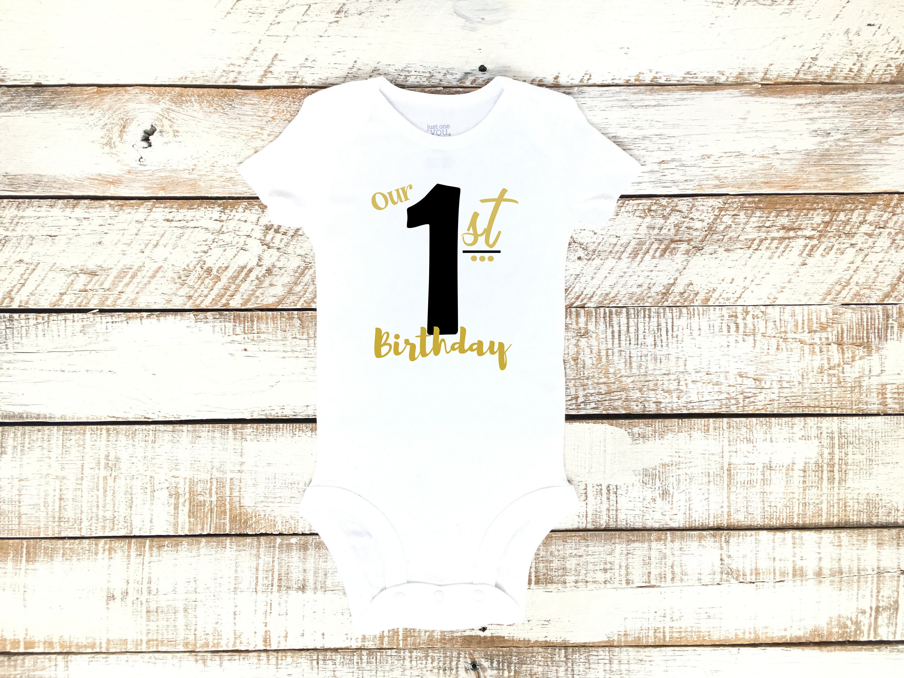 Boy and Girl Twins Birthday Matching Outfits Our First | Etsy