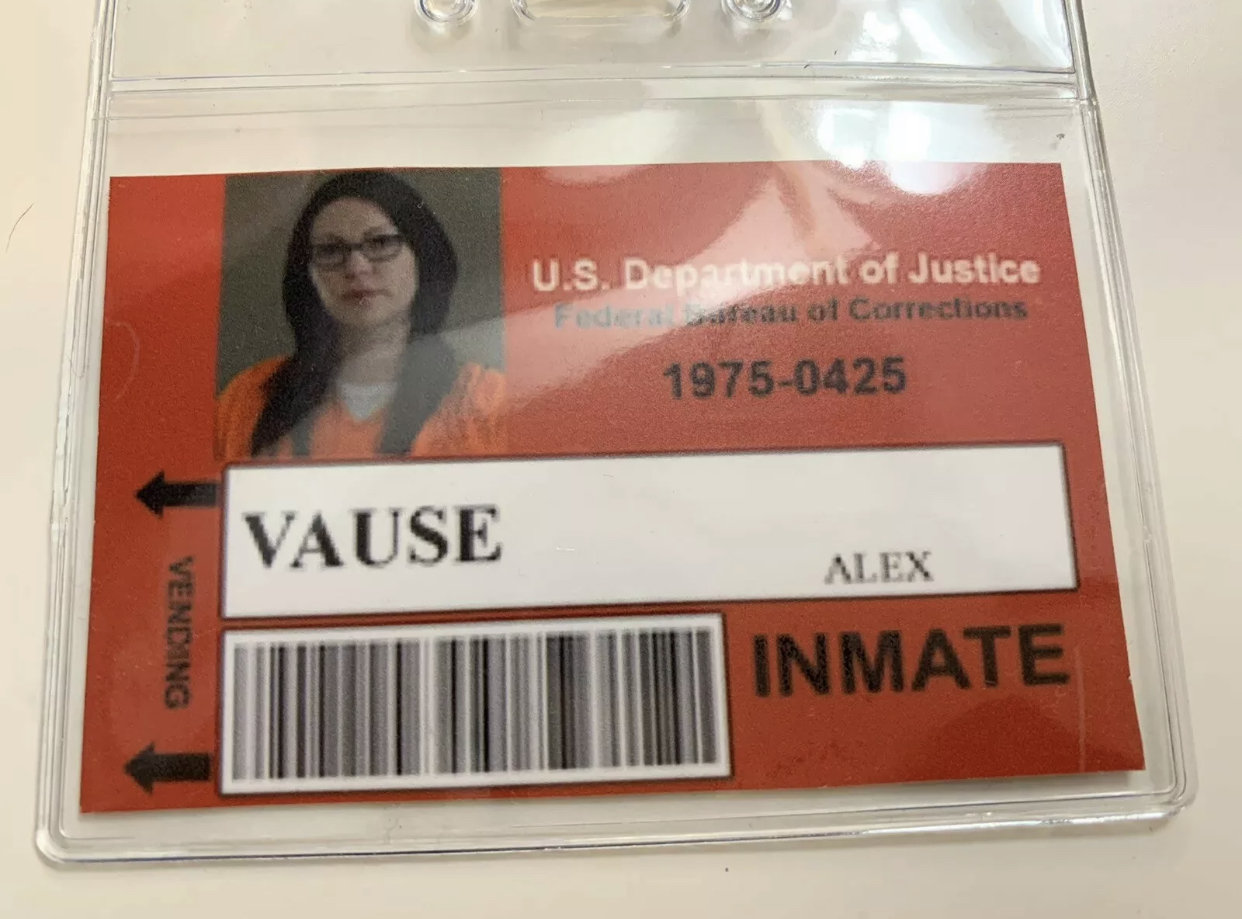 Orange is the New Black Costume Id Tag Badge Cosplay Alex Vause Piper ...