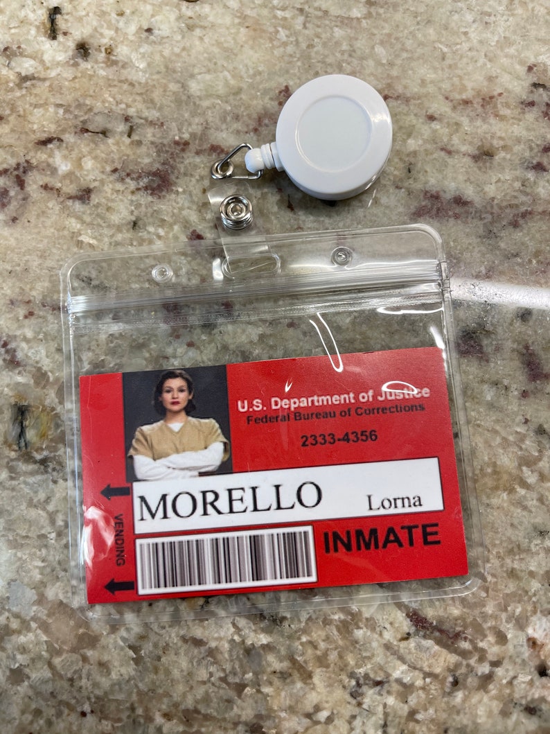Orange is the New Black Costume Id Tag Badge Cosplay Alex Vause Piper ...