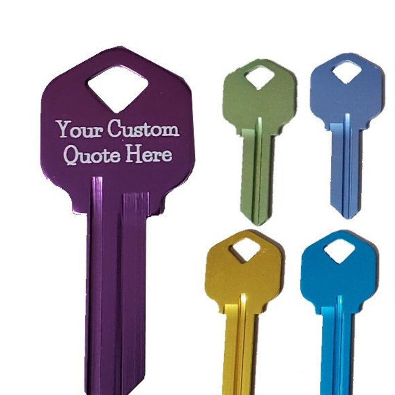 Custom Key Blanks - Etsy