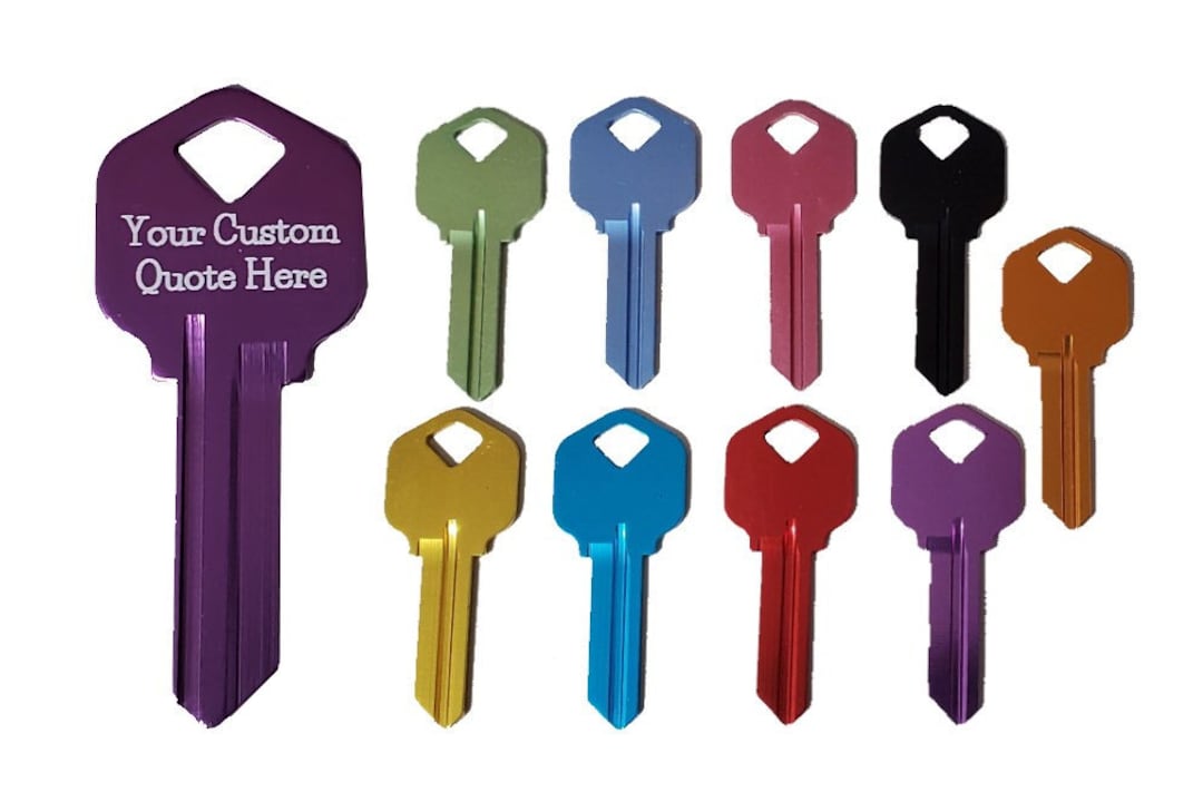 Custom Personalized Key for Home or Office House Key Blank Kwikset Key ...