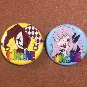 Library of Ruina: Argalia and Oswald Meme Buttons | Etsy