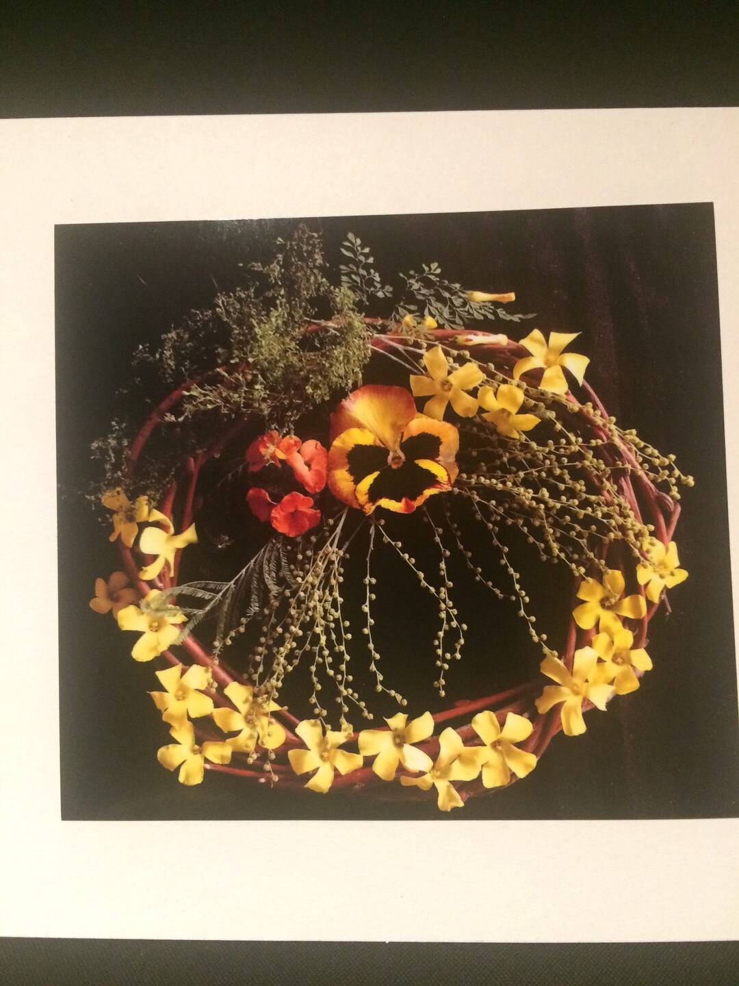 Blank Card Pretty Photo Card Greeting Card Wreath - Etsy