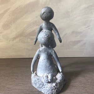 Vintage Signed William Lattimer Mid Century Modern Metal Sculpture, Mid ...