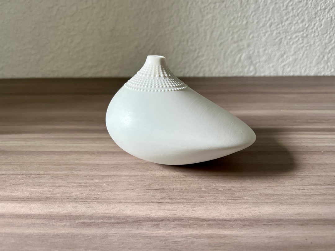 Vintage Rosenthal Studio Line White Bisque Porcelain Bud Vase Pollo ...