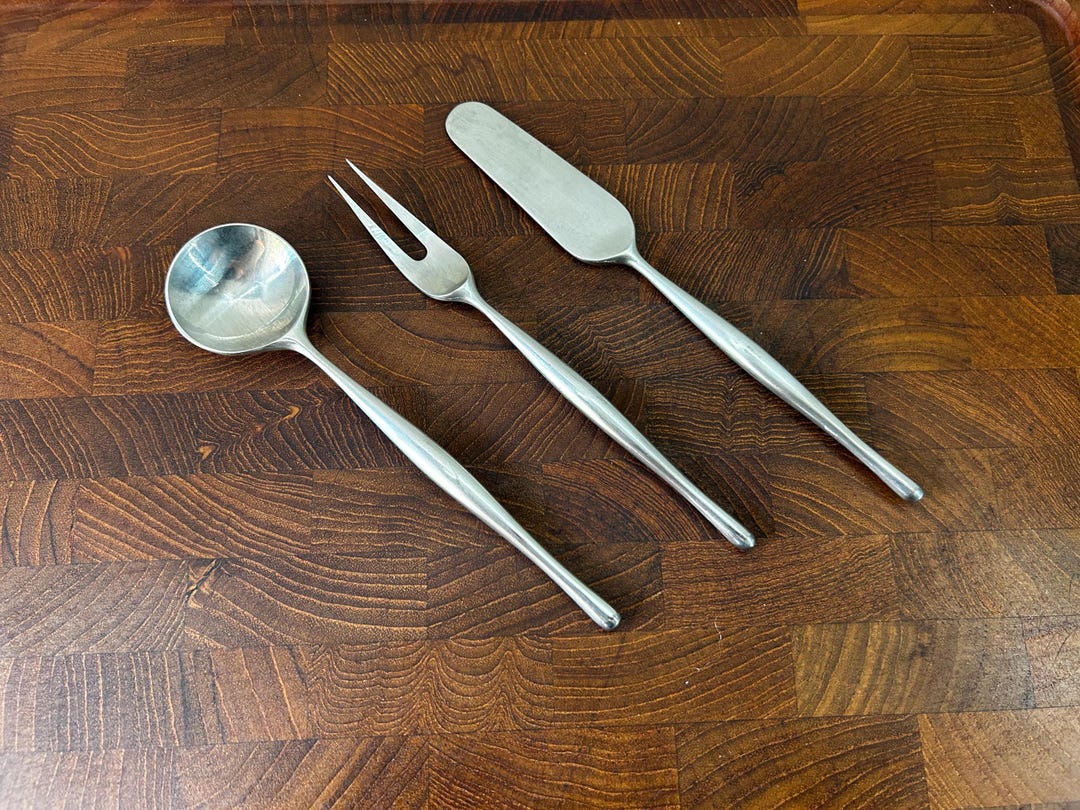Vintage Lauffer Design 3 by Towle Silver, Stainless Lauffer Norway ...