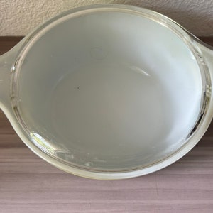 Vintage 475B Pyrex Spring Blossom Crazy Daisy Green Large Casserole ...