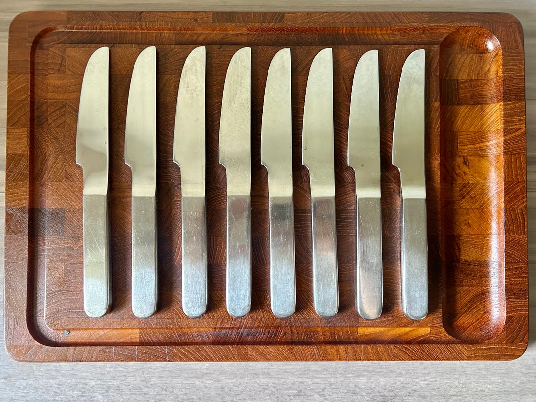 Vintage Set of 8 Vintage Dansk International Design Nova Knives ...