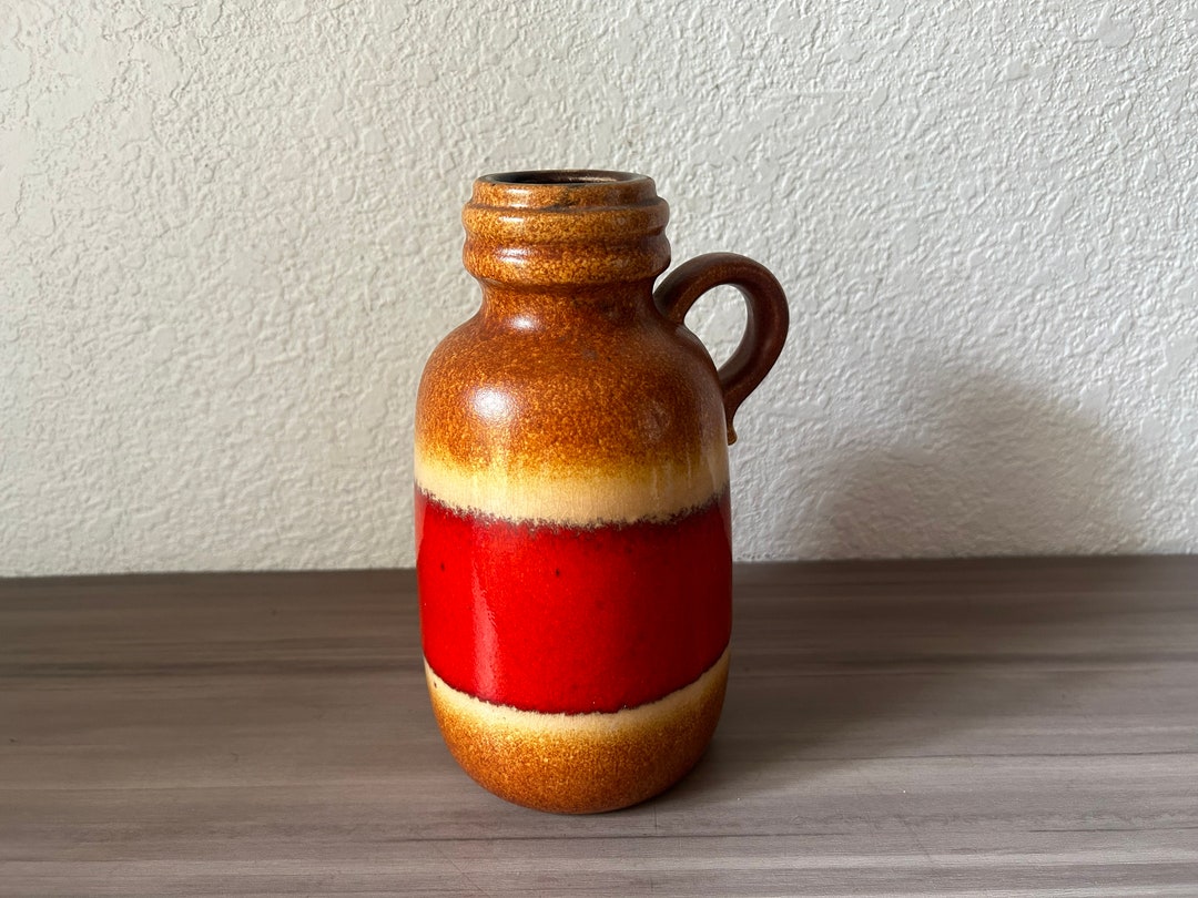 Scheurich Vase 413-20 Retro Vintage West Germany Pottery, Vintage West ...