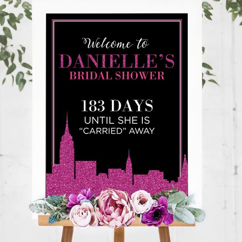 Sex And The City Theme Bridal Shower Invitation And Stationary Etsy