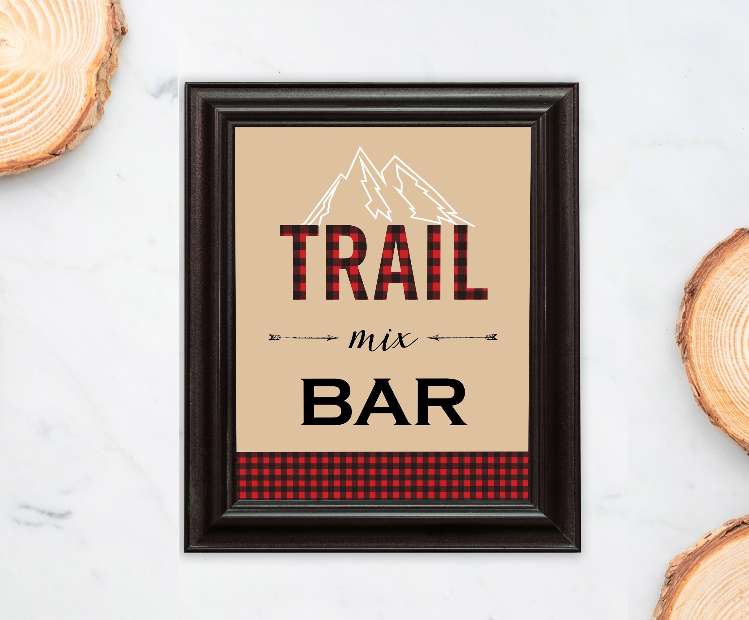 Trail Mix Bar Dessert Table Sign - Etsy
