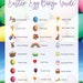 Easter Bingo Game With Playing Cards and Bingo Guide - Etsy
