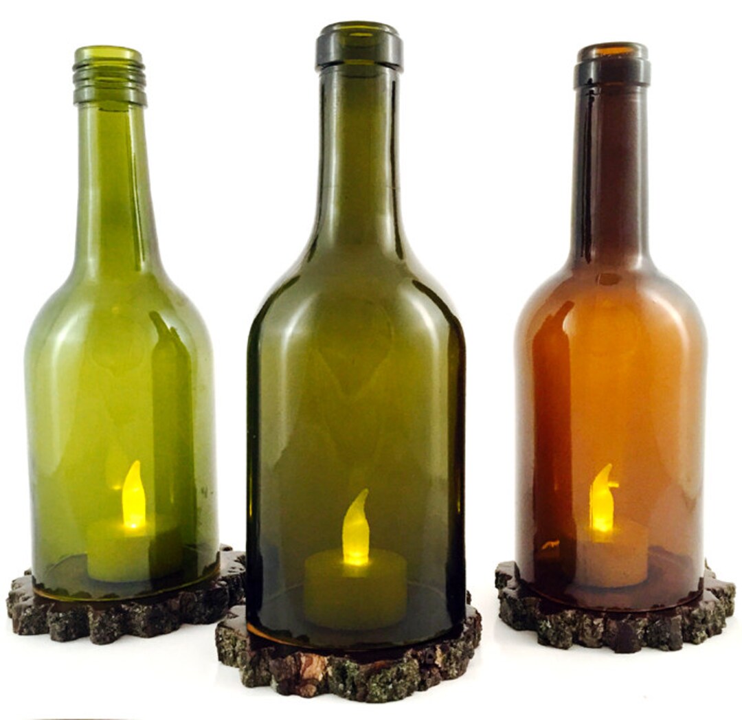 Rustic Walnut Wood Coaster Base With a Smoothly Cut 8inch Wine - Etsy