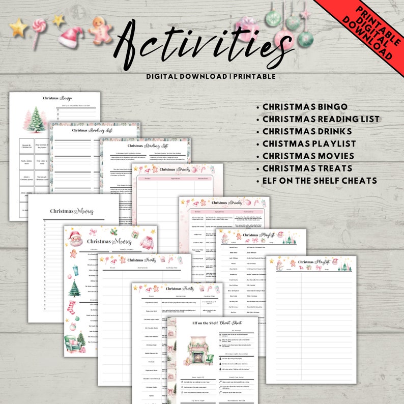 Printable Christmas Planner Bundle, Weekly, Daily (digital Download) - Etsy