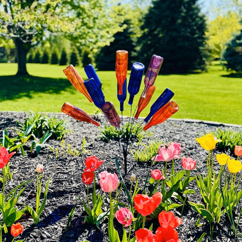 Outdoor Wine Bottle Tree - Etsy