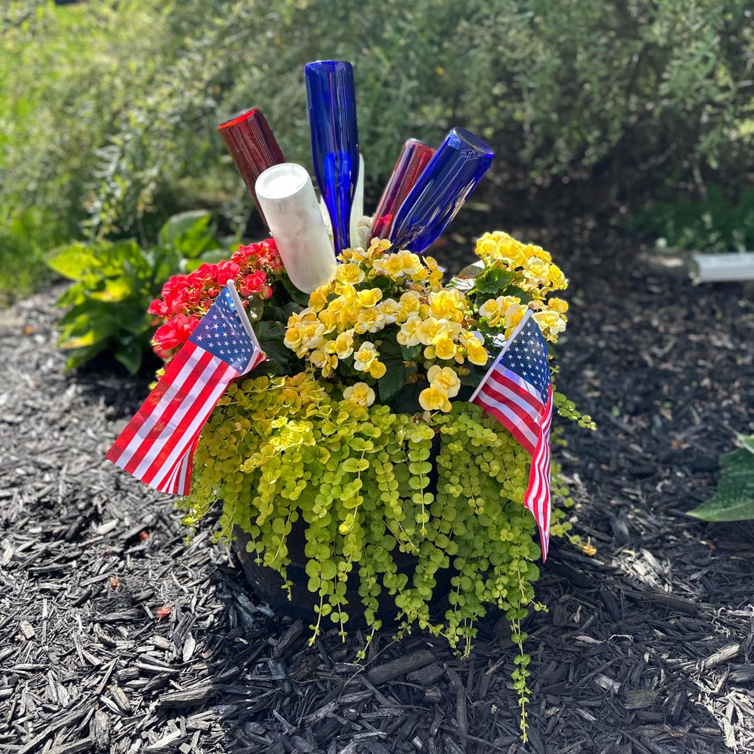 6 Bottle Tree, Bottle Tree for Garden, Small Bottle Tree, Outdoor ...