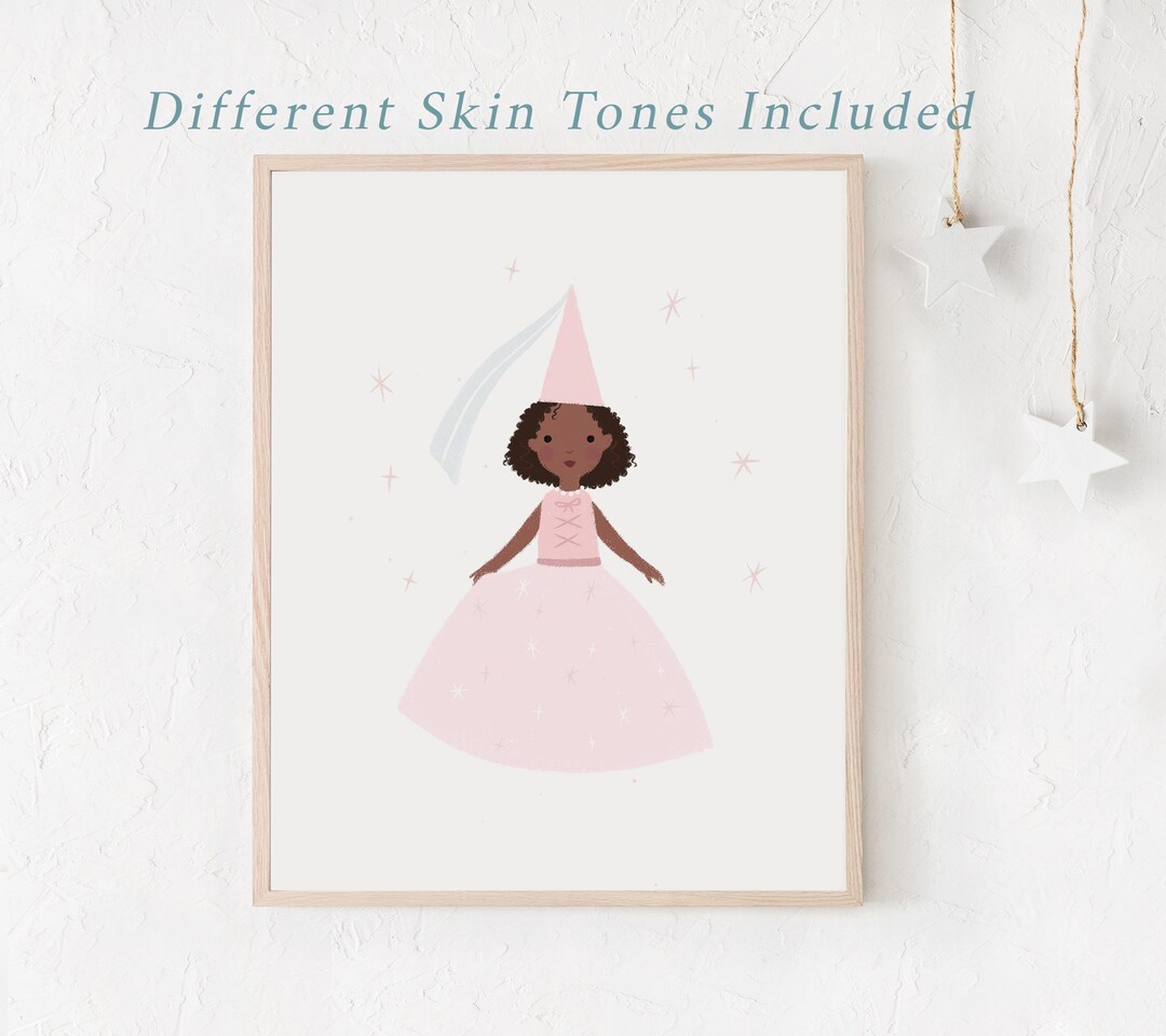 Printable Little Princess Art Print, Fairy Tale Princess Wall Art ...