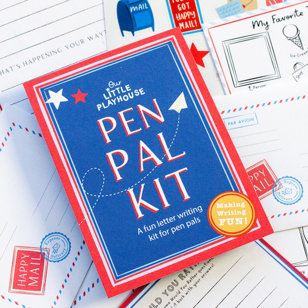 Pen Pal Set Stickers - Etsy