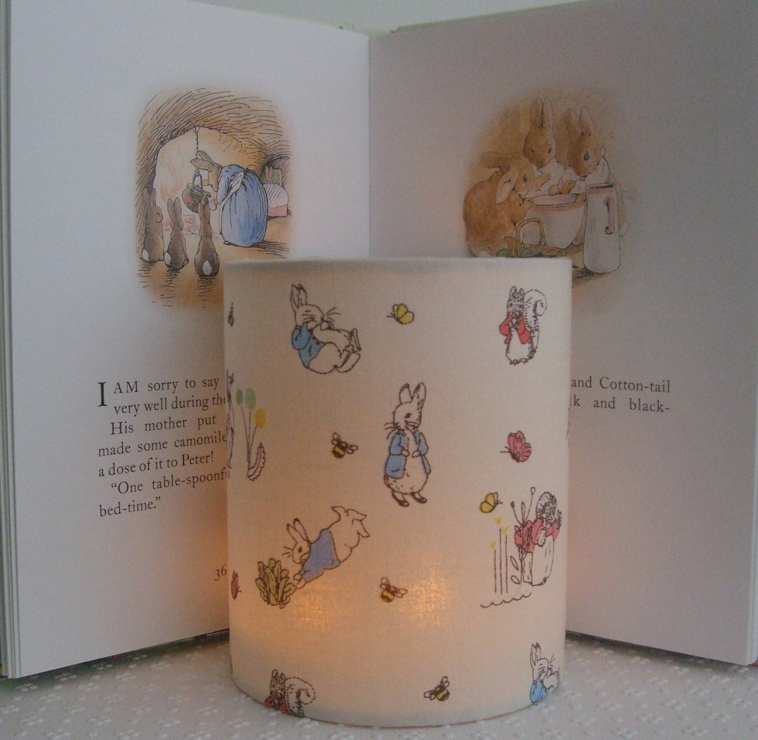 Beatrix Potter Peter Rabbit and Friends Handmade Nursery Night Light - Etsy