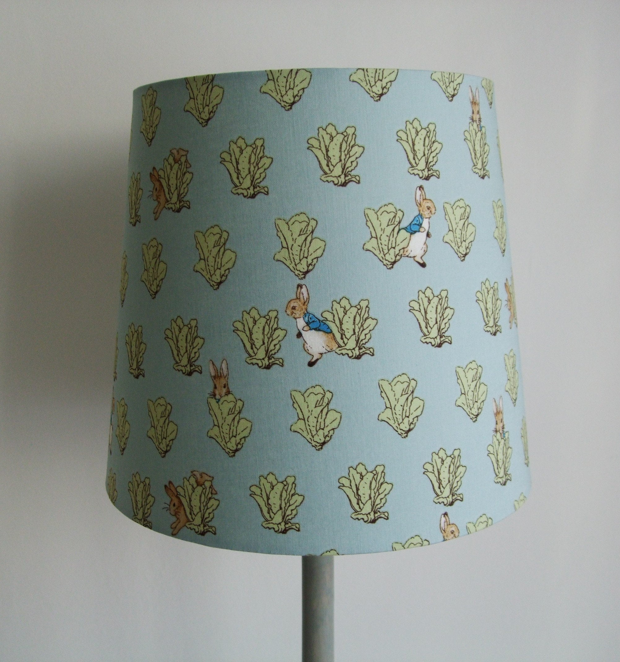 Handmade Nursery Lampshade Beatrix Potter Peter Rabbit Lighting Lamp ...
