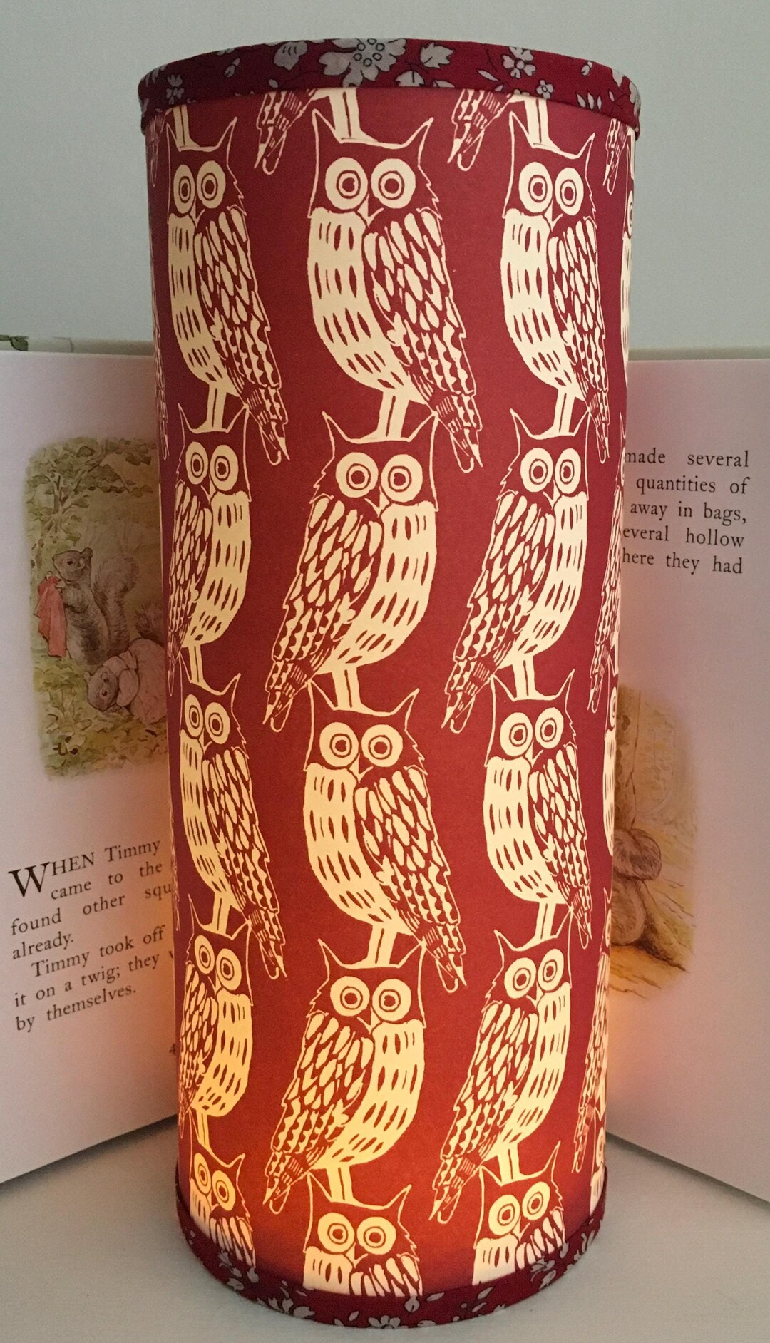 NEW Ollie the OWL- Handmade Tall Night Light - Etsy