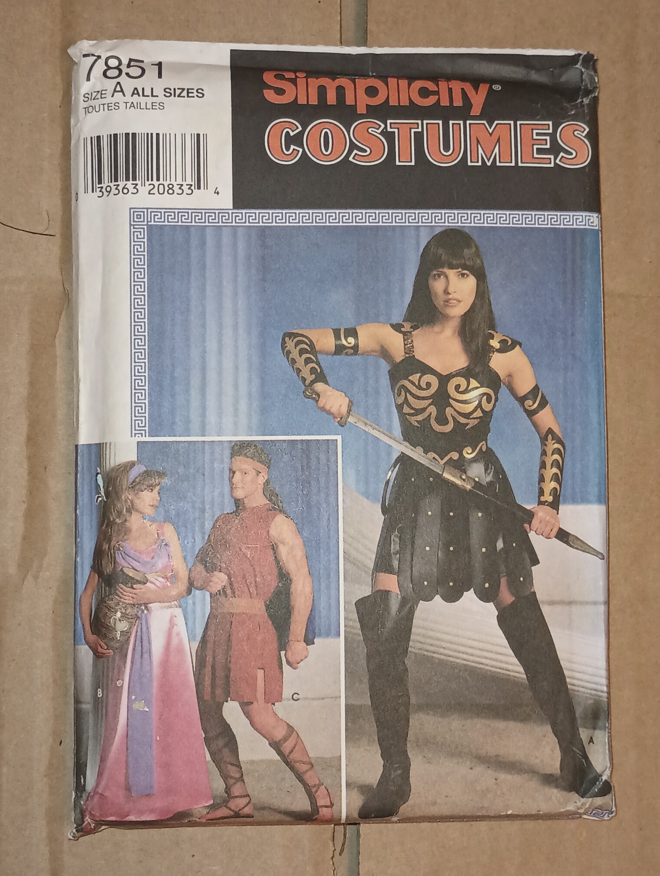 Xena Warrior Princess Costume Pattern