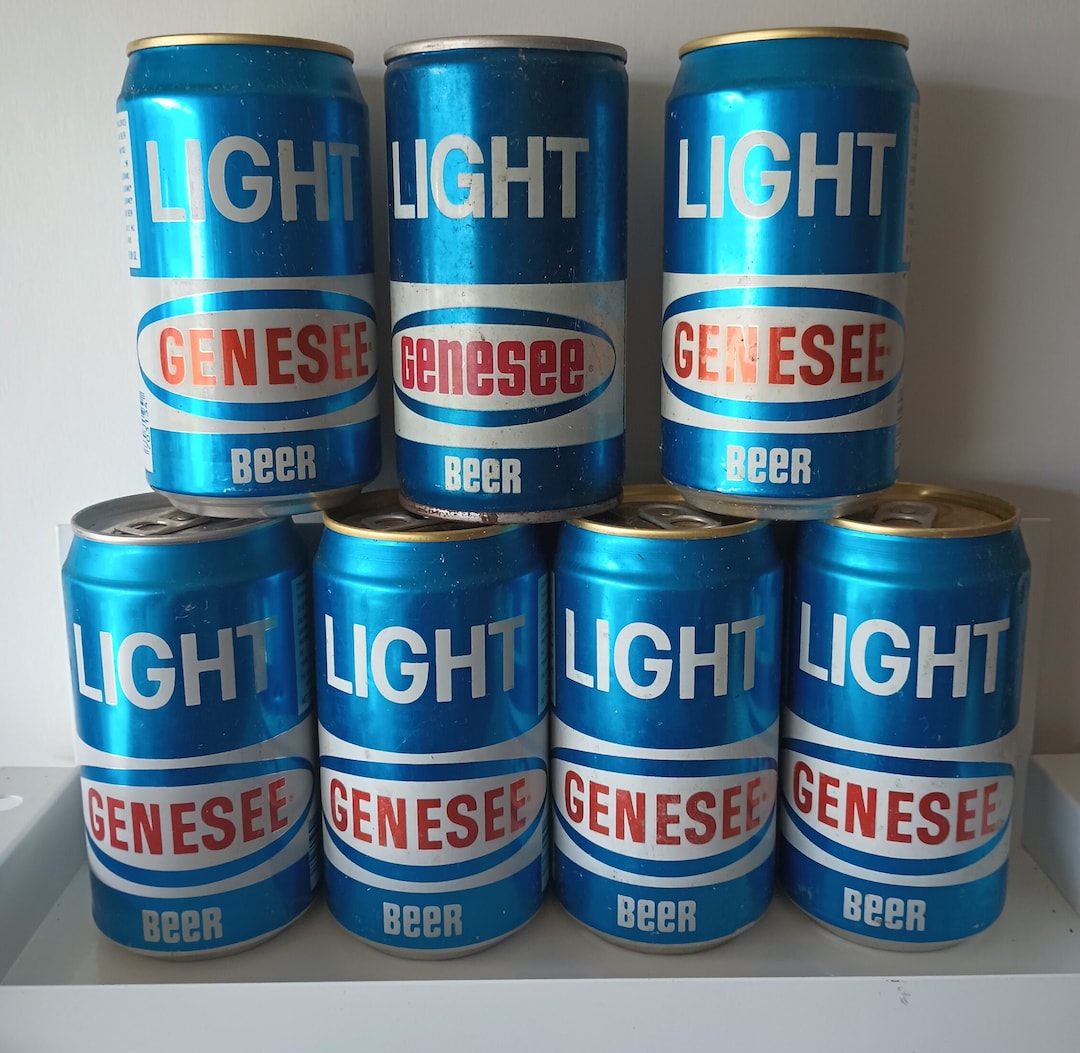 Lot of 7 Genesee Light Vintage Cans - Etsy