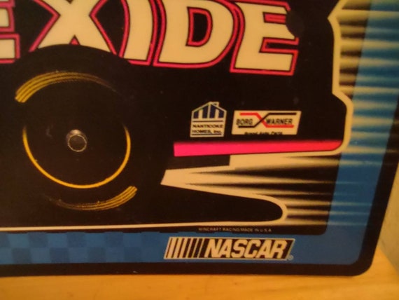 Hallmark Large Exide Jeff Burton Plastic Sign Nascar Racing Memorabilia ...