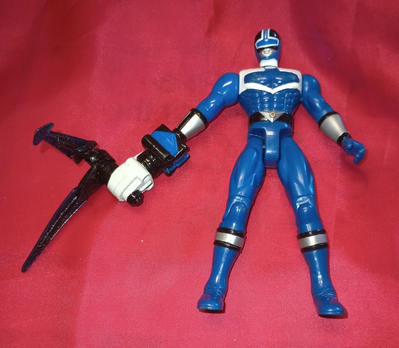 Power Rangers Time Force TF Fighter Blue Time Force Ranger - Etsy