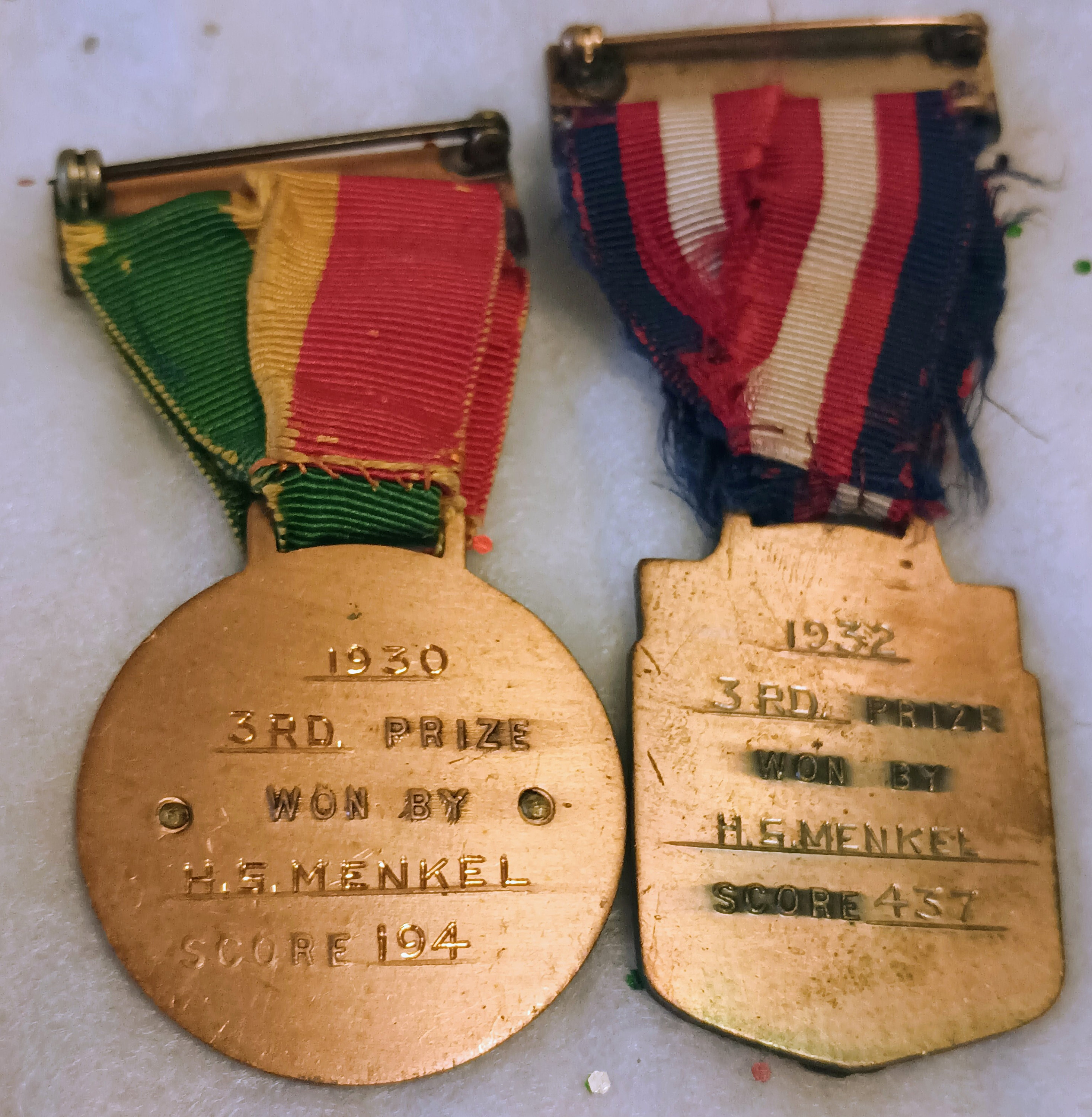 Vintage USRA United States Revolver Association State Match Marksman ...