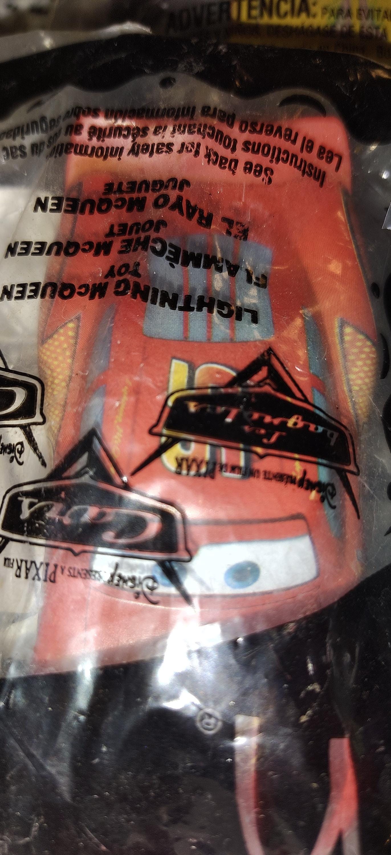 Disney's Pixar Cars Lightning Mcqueen Toy Car Lot Mcdonalds Plus Cereal ...