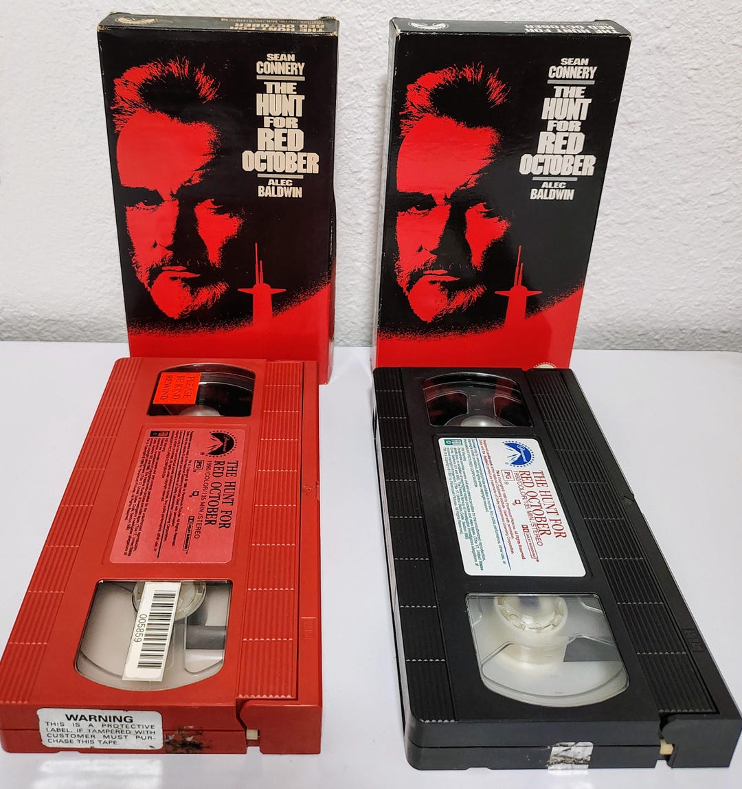 The Hunt for Red October VHS Tape Lot of 2 - Etsy