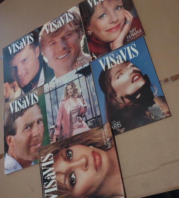 Bringing You and the World Face to Face Visa Vis Magazine - Etsy