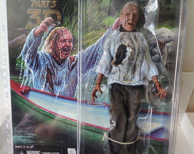 NECA RETRO Pamela Voorhees Figure 8" Clothed Reel Toys 2019 Friday the ...