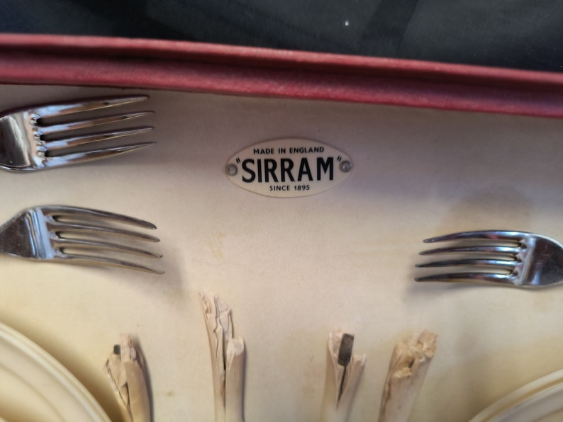 40's Sirram English Leather Picnic Hamper - Etsy